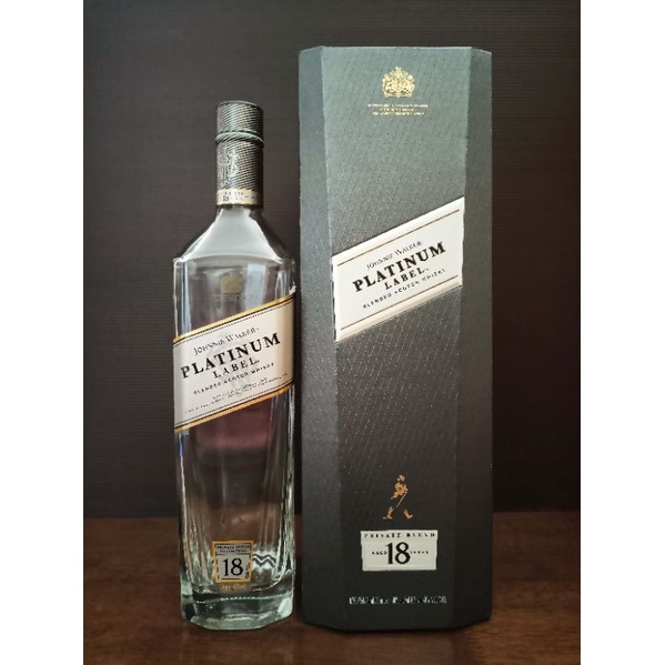Jual Botol bekas miras Johnnie Walker Platinum Label Rare 750 ML + Box ...