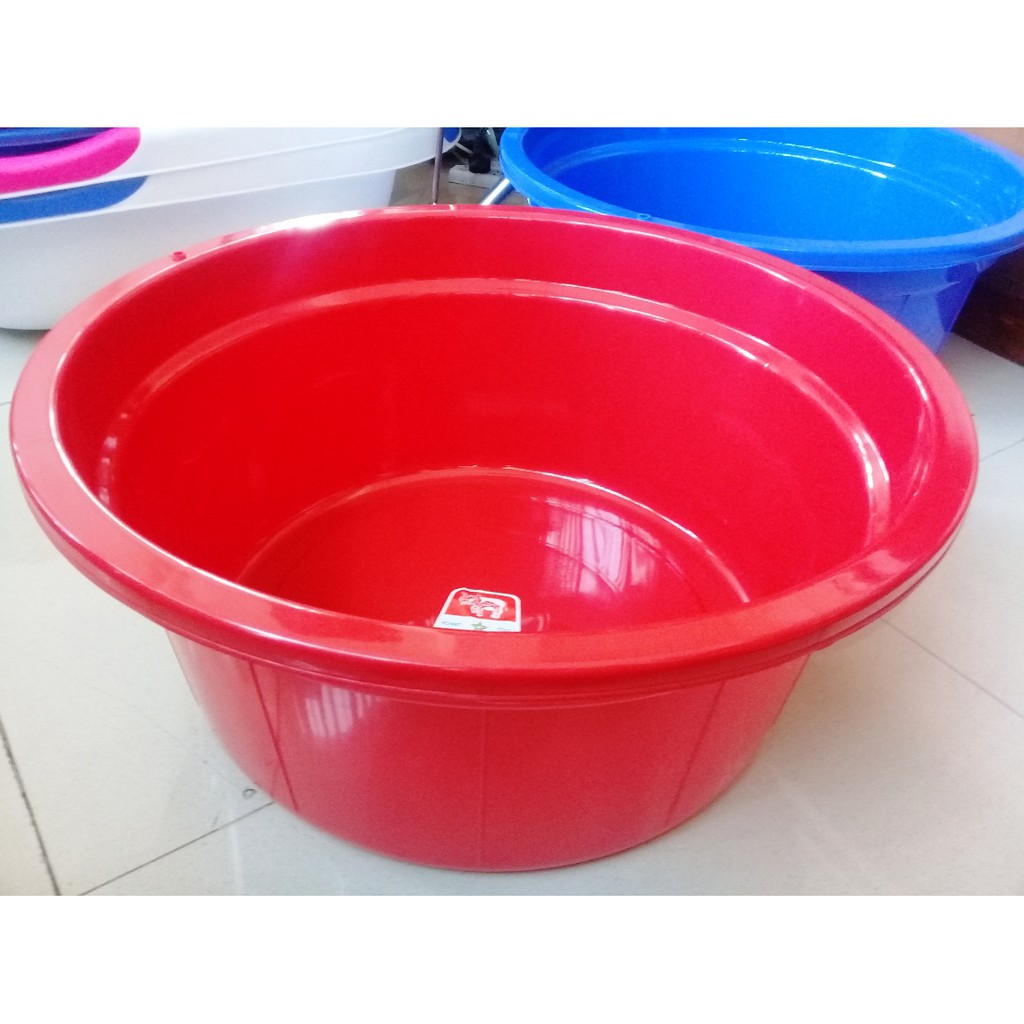 Jual Ember Bak Bulat Plastik Cerah No. 24 Komet Star - Only Gojek Grab ...