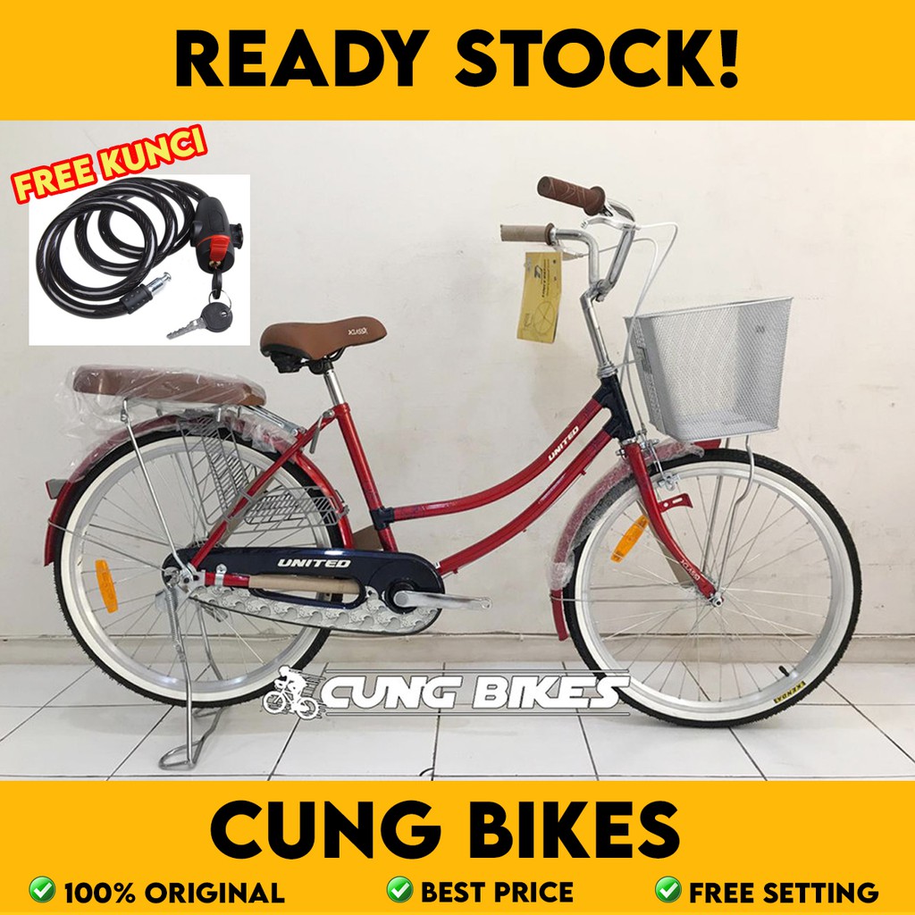 Jual SEPEDA MINI UNITED CLASS X UKURAN 24 UNTUK ANAK REMAJA DAN DEWASA ...
