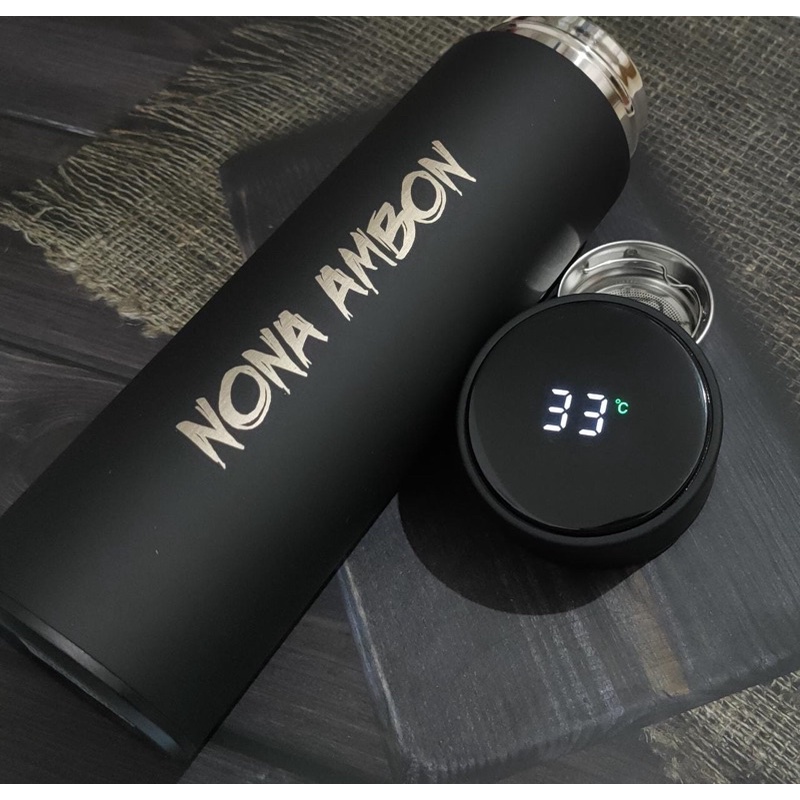 Jual Tumbler Custom | Tumbler LED Suhu | Tumbler Doff Bahan karet ...