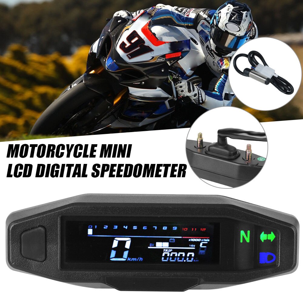 Jual Mini Speedometer Digital Electric Injection Carburetor with Sensor ...