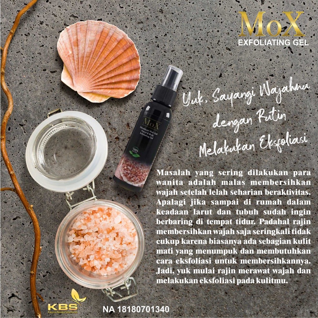 Jual Exfoliating Gel Himalayan Salt Peeling - Scrub Garam Himalayan ...