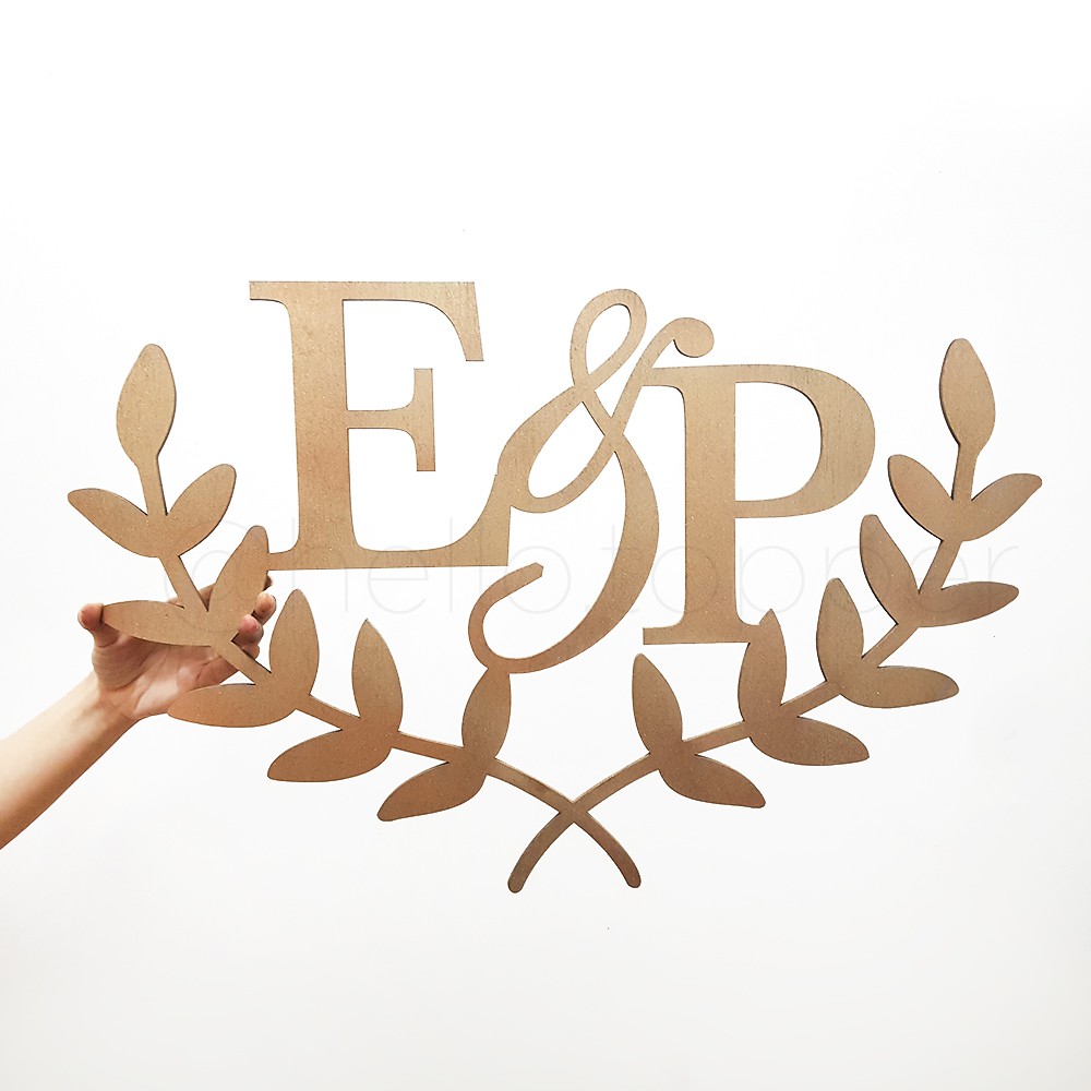 Jual Backdrop Sign / Initial backdrop sign wedding | Shopee Indonesia