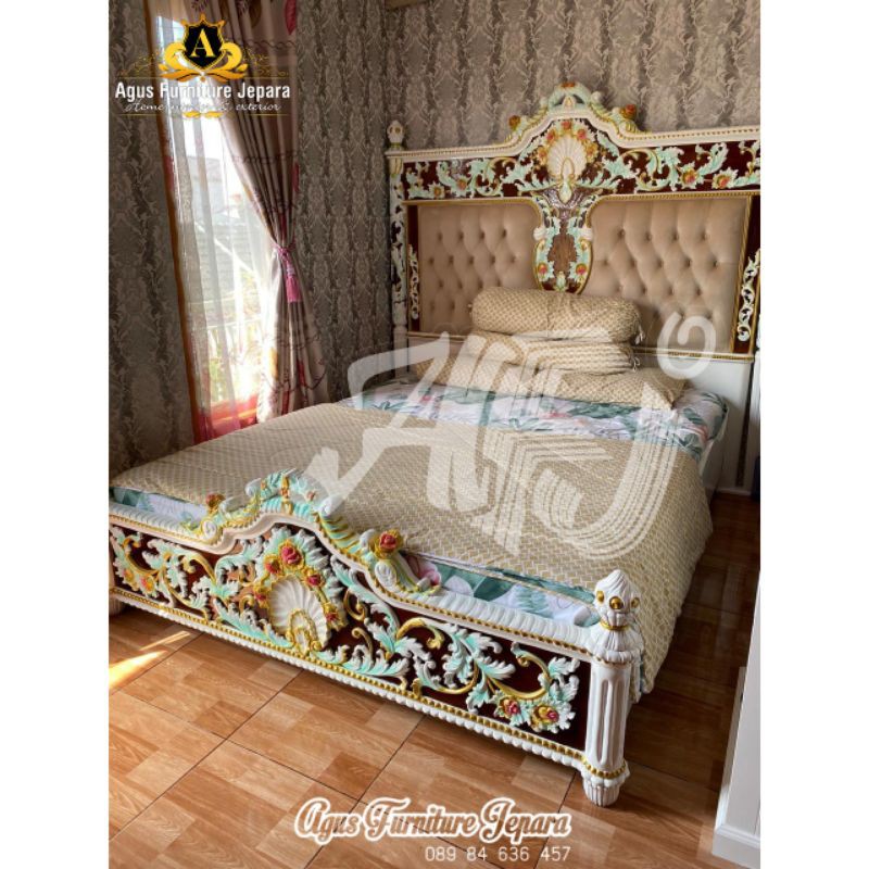 Jual DIVAN RANJANG FULL UKIR LUXURY DUCO (dipan tempat tidur kamar ...