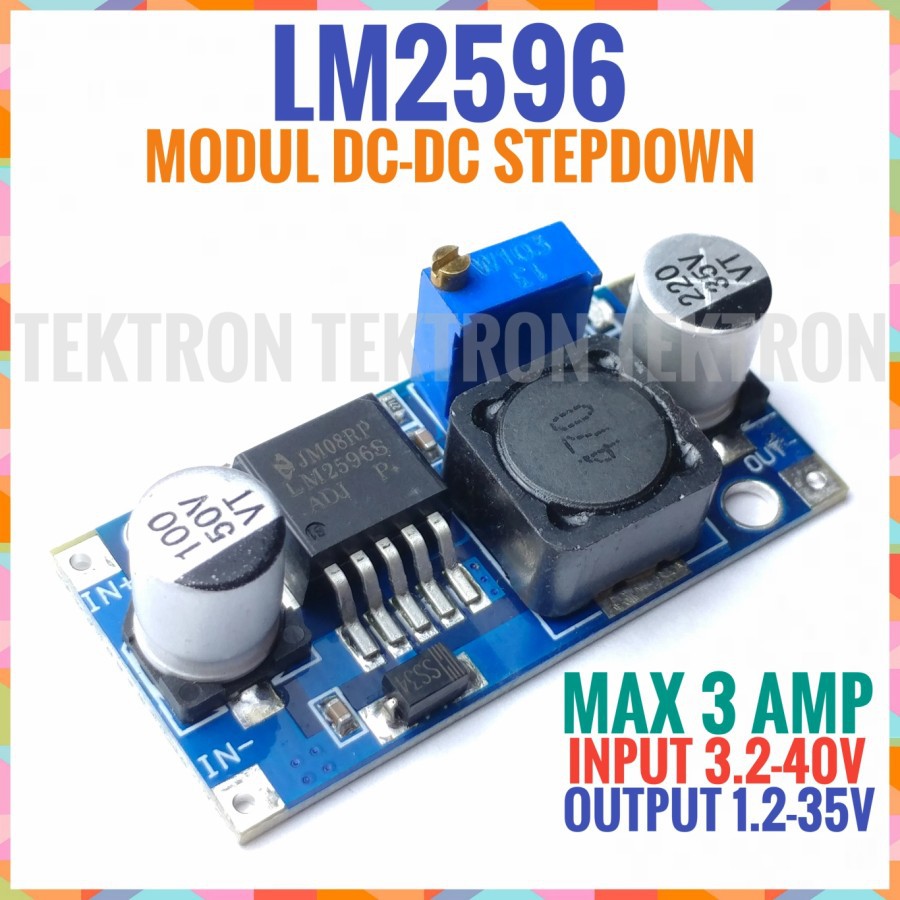 Jual Modul LM2596 Stepdown max 3A LM2596adj Regulator LM2596S | Shopee Indonesia