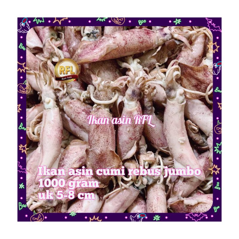 Jual ikan asin cumi rebus jumbo 1000 gram | Shopee Indonesia