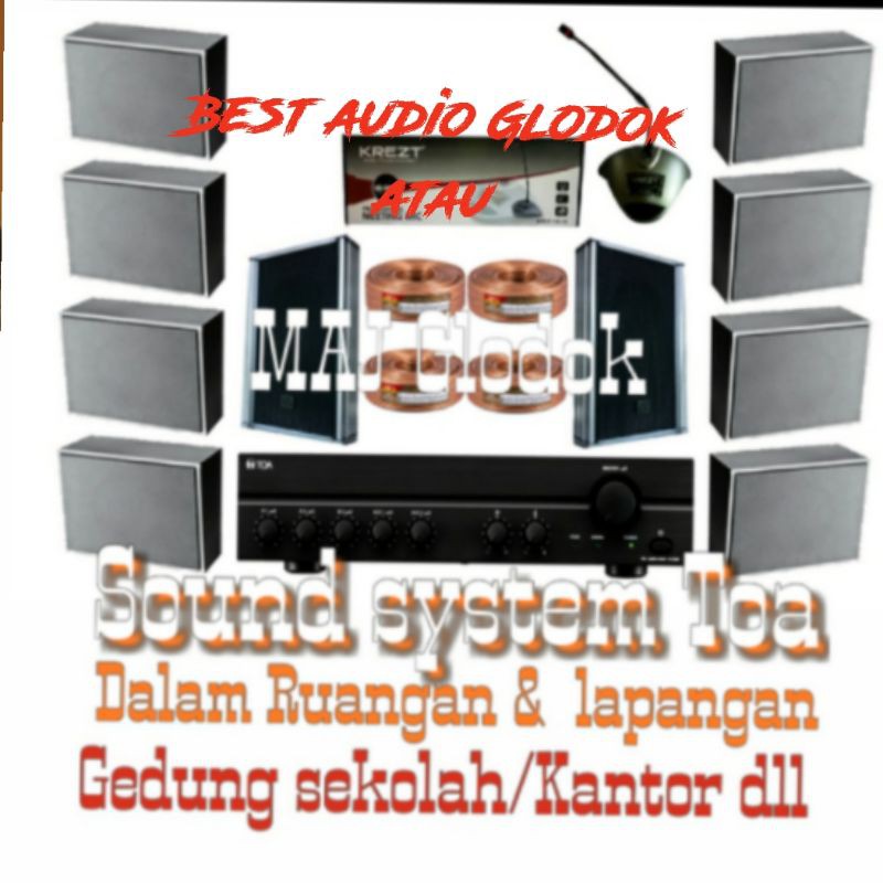 Jual Sound system Toa Outdoor Indoor untuk gedung sekolah dan Kantor ...
