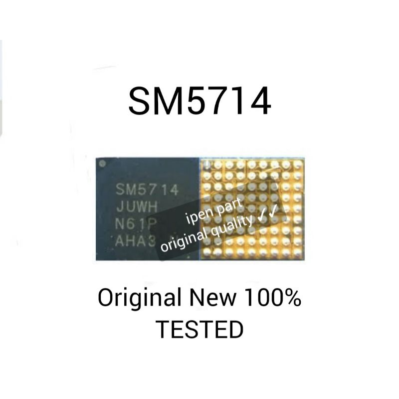 Jual IC Charging Sm5714 Sam A51 A12 A53 A72 A32 Original New Tested Cas ...