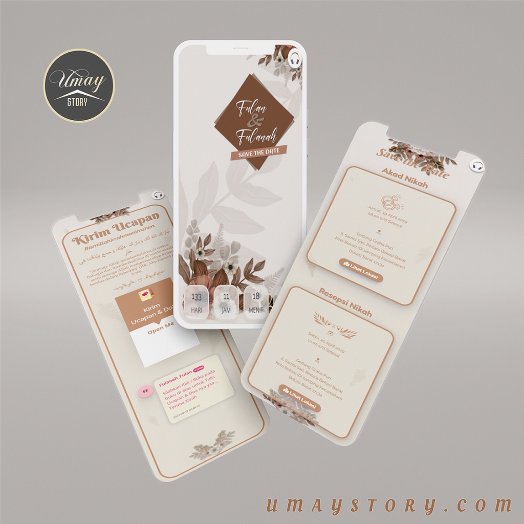 Jual Undangan Pernikahan Web | Undangan Pernikahan Digital | Undangan ...