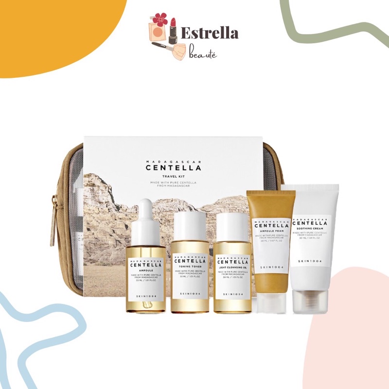Jual SKIN1004 Madagascar Centella Travel Kit - EXP 2022 (Ampoule, Toner, Ampoule Foam, Cleansing ...