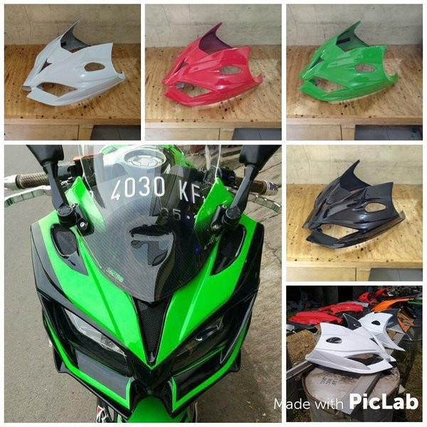Jual KEDOK NINJA 250 FI MODEL ZX 636 GAHAR BATOK NINJA 250FI Omt ...