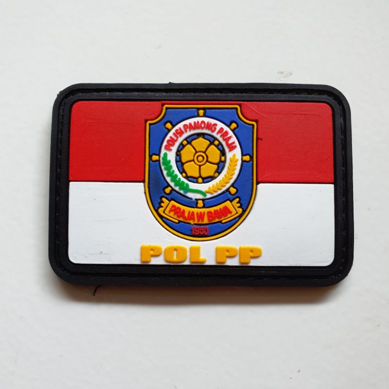Jual patch rubber logo POL PP - SATPOL PP - POLISI PAMONG PRAJA ...