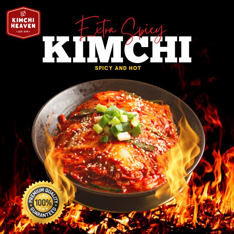 Jual Kimchi Heaven 1kg Kimchi Korea Halal Fresh Kemasan Toples Jar ...