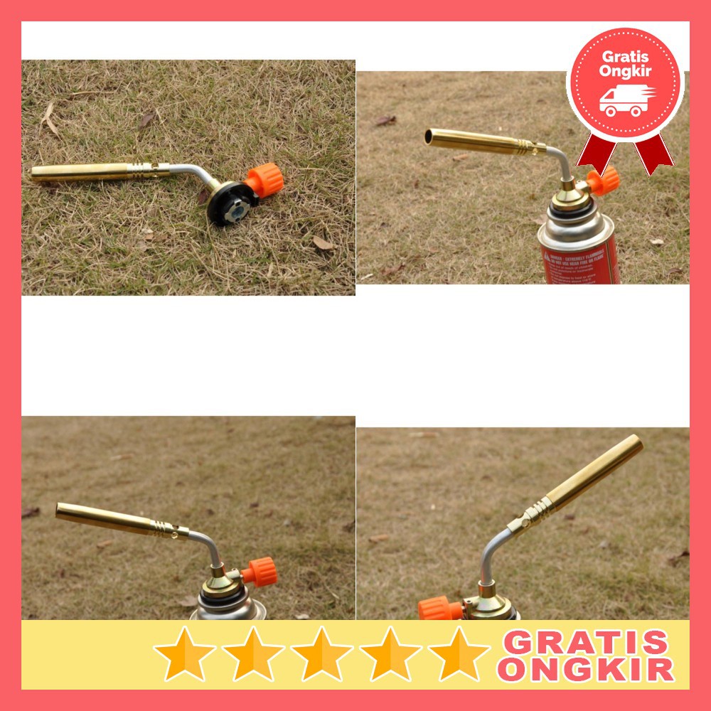 Jual Kepala Gas Butane Torch Korek BBQ Alat Pematik Api Panggang Flame ...