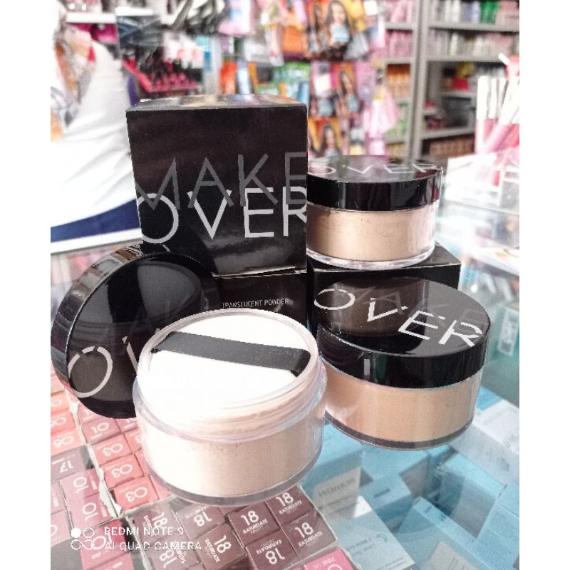 Jual Bedak Tabur makeover / Make Over Silky Smooth Translucent Powder ...