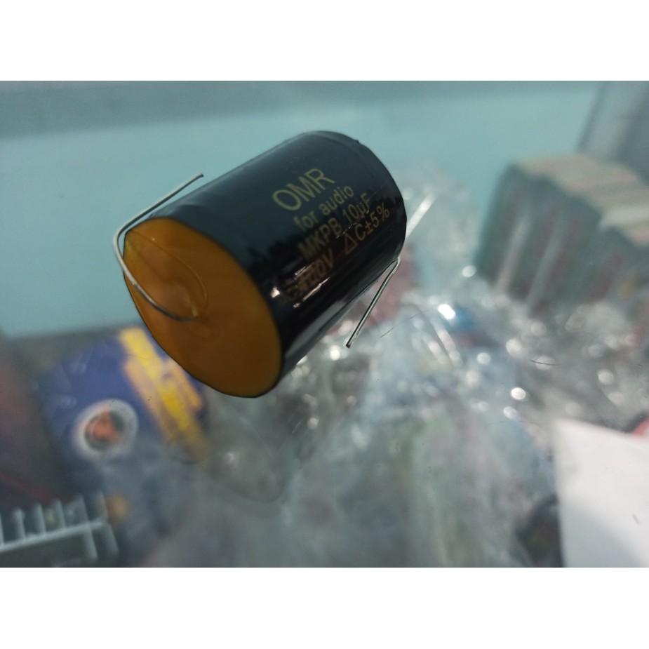 Jual Kapasitor Capasitor 10uf 400v OMR Audio FILTER SPEAKER MIDRANGE ...