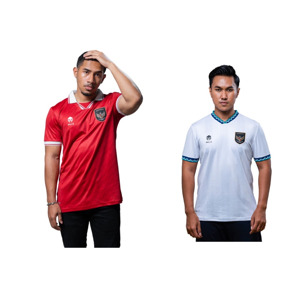 Jual JERSEY TIMNAS INDONESIA MILLS ORIGINAL REPLICA | Shopee Indonesia