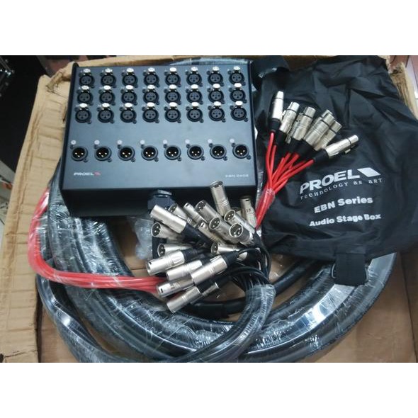 Jual Snake Kabel 24 Channel Input 8 Output 50 Meter Proel Ebn 2408 Lu ...