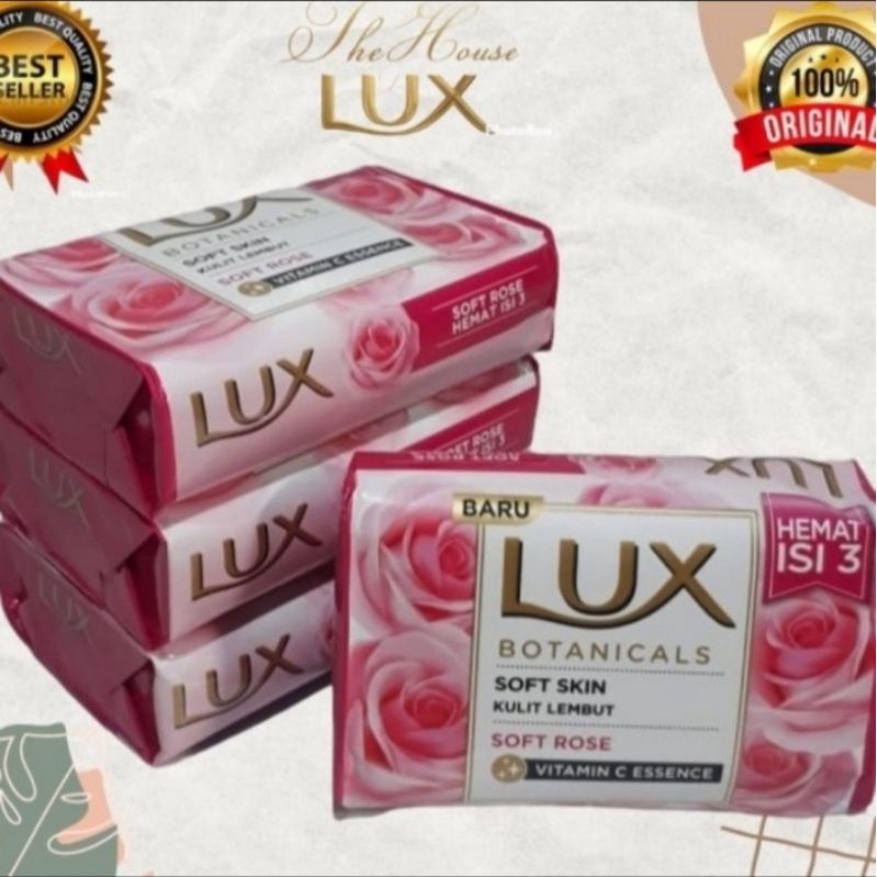 Jual LUX Sabun Batang Soft Rose/Velvet Jasmine/Magical orchid 3pcs x 110gr | Shopee Indonesia