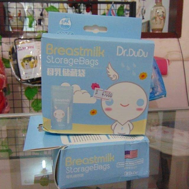 Jual Dr. Dudu breastmilk Storage Bags/ Kantong Asi Dr. Dudu 200ml ...