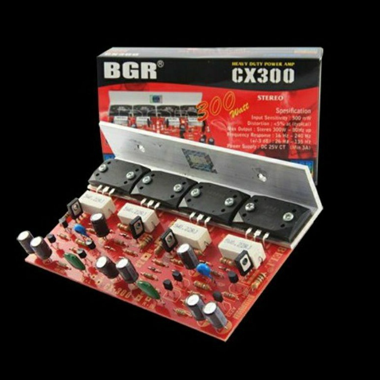 Jual Kit Power Amplifier OCL BGR CX300 / CX 300 Stereo 300 watt ...