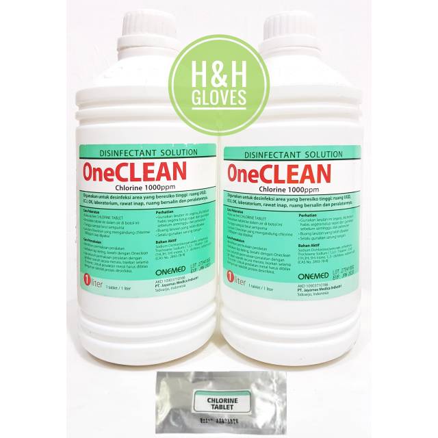 Jual One Clean 1 Liter / One Clean Desinfektan / One Clean Chlorine ...