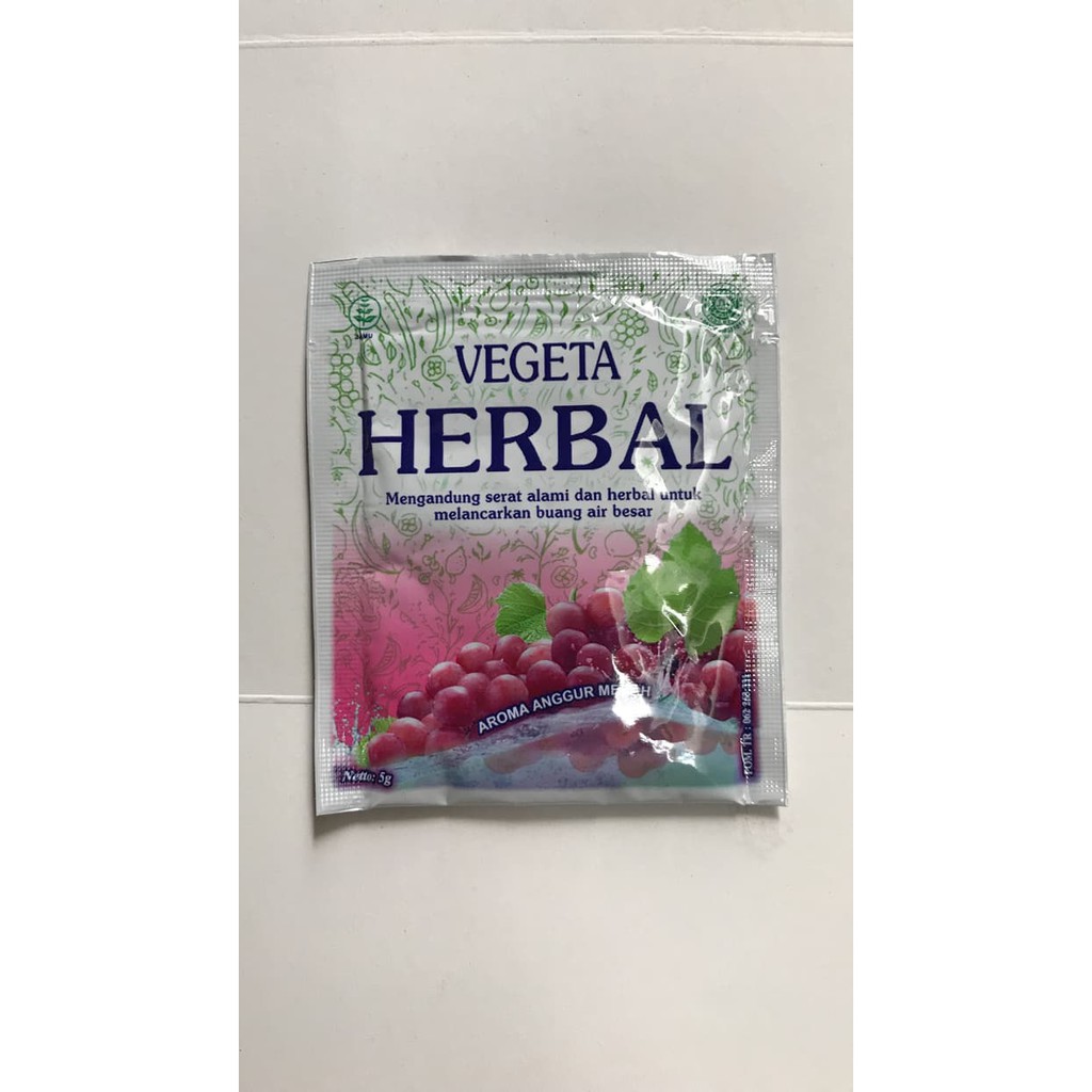 Jual Vegeta Herbal 1 Sachet Sashet Pcs 5g 5gr / Anggur Jeruk BAB ...