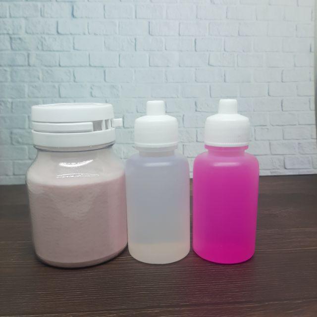 Jual paket BAHAN GIGI PALSU powder 50gr+liquid sc SET bahan gusi palsu ...