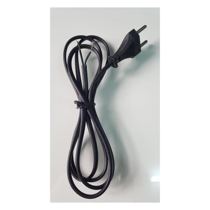 Jual Kabel Power Serabut 2 Lubang Kabel Listrik AC Buntung | Shopee ...
