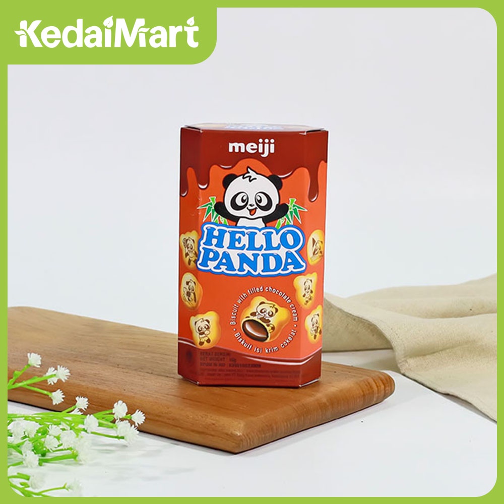 Jual Meiji Hello Panda Rasa Chocolate 45 Gram | Shopee Indonesia