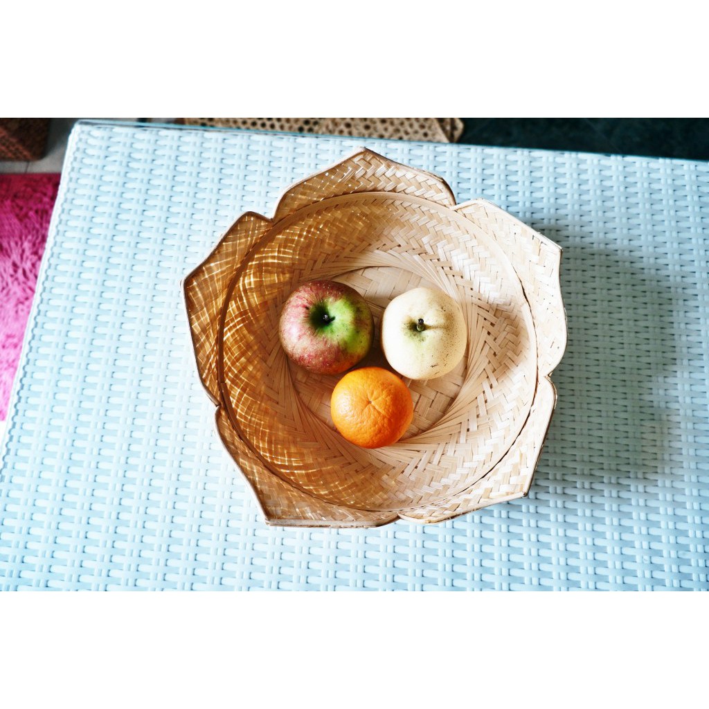 Jual Lova bamboo tray - anyaman bambu - nampan bambu - anyaman bambu ...