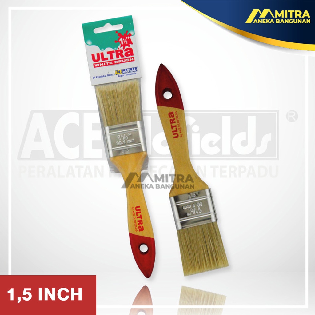 Jual KUAS CAT TEMBOK ULTRA ACE OLDFIELDS 1,5 INCH | Shopee Indonesia