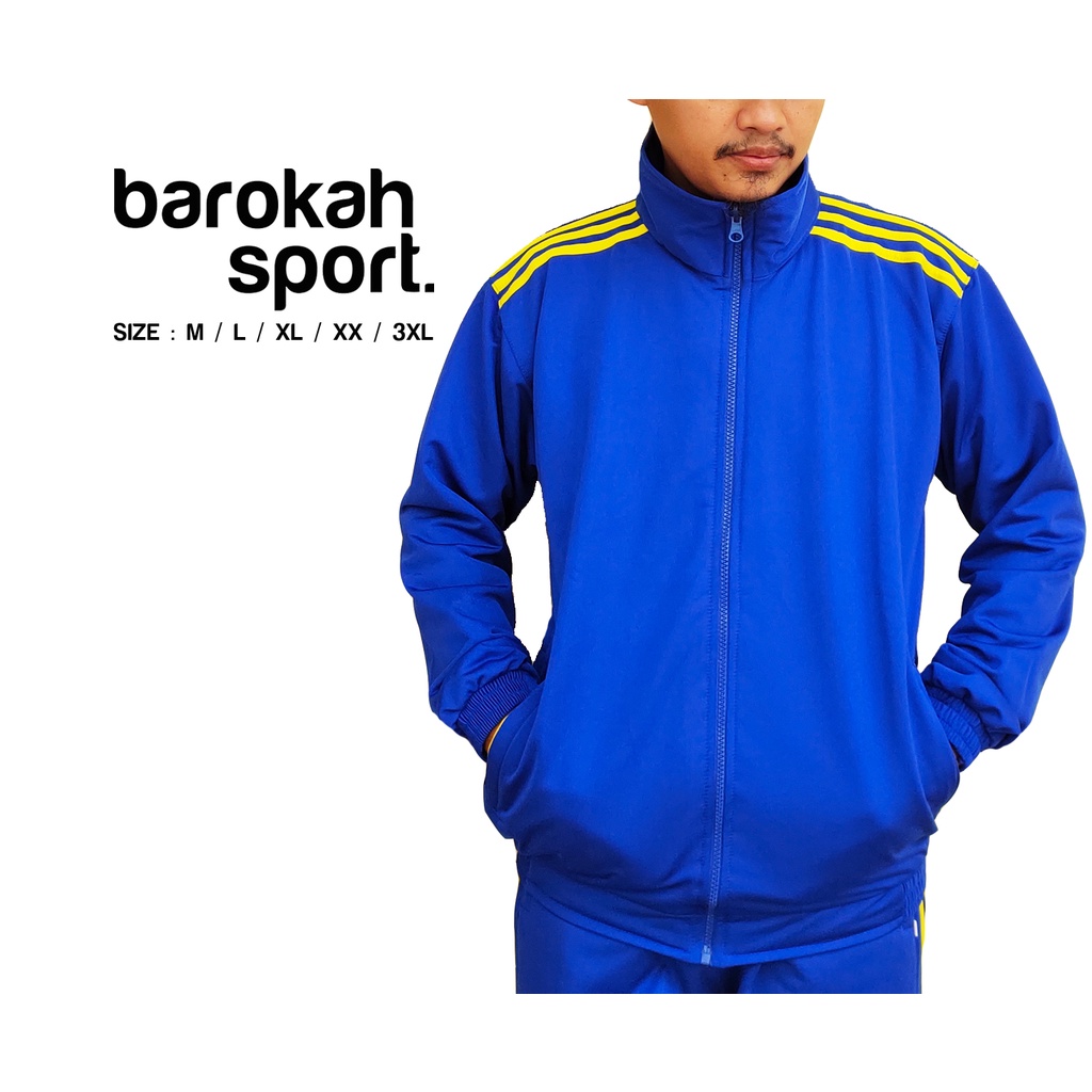 Jual Jaket olahraga/jaket training/jaket trening/lari/bersepeda senam ...
