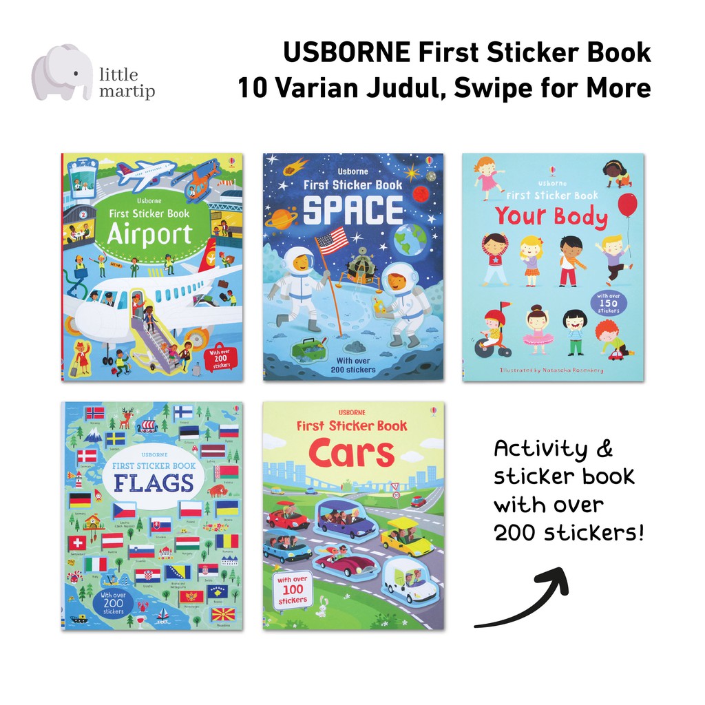 Jual Usborne First Sticker Book - (With Over 100 Stickers) | Shopee ...
