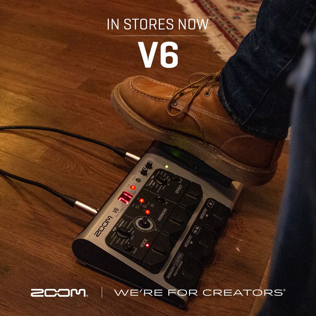 Jual Zoom V6 Vocal Effects Pedal with Voice Processing Processor ...