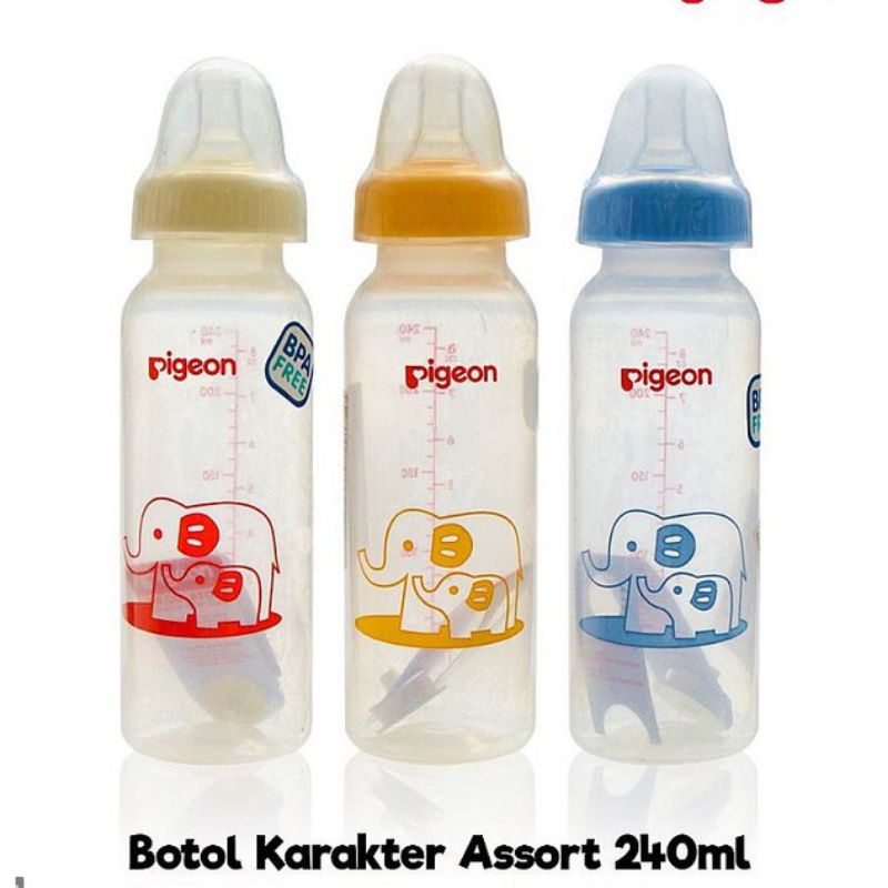 Jual Standart Botol Dot Assort Pigeon50ml, 120ml, 240ml | Shopee Indonesia