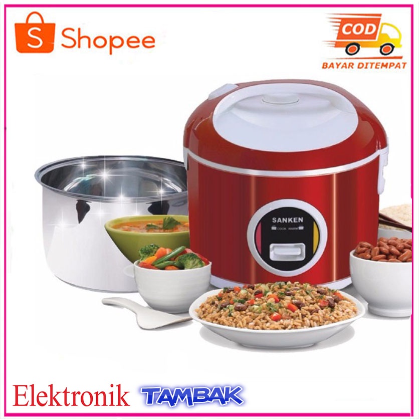Jual SANKEN Magic Com 1 liter SJ-200 Rice Cooker 3 in 1 SJ200 panci ...