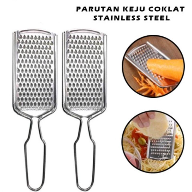 Jual Parutan Keju Stainless steel/Alat Parut Coklat Kentang Wortel ...