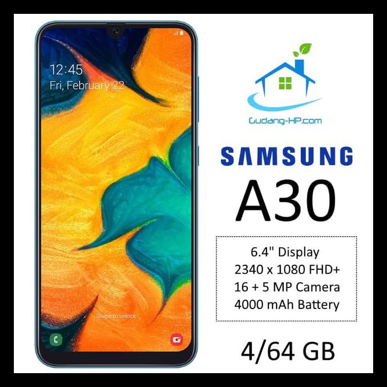 Jual Samsung Galaxy A30 4/64 Gb Garansi Resmi Sein - Putih Terbaik | Shopee Indonesia