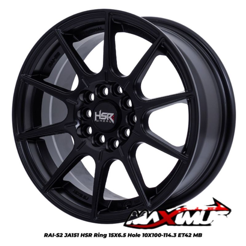 Jual velg mobil hsr type Rai S2 ring15 hole 10 MB | Shopee Indonesia