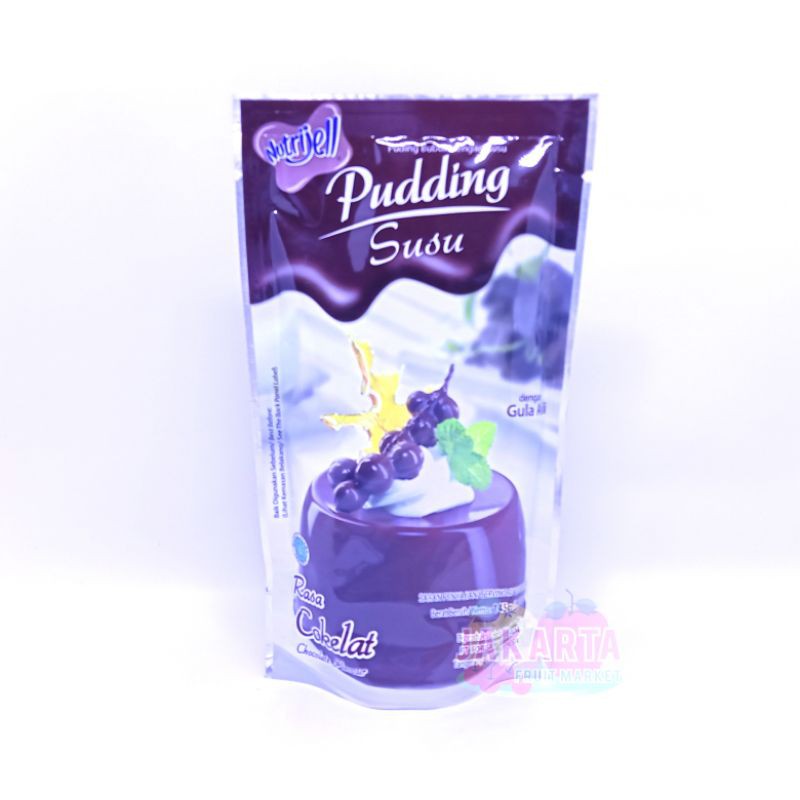 Jual (BAHAN AGAR-AGAR) NUTRIJELL PUDDING SUSU COKLAT 145G | Shopee ...