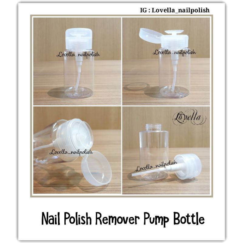 Jual Nail Polish Remover Pump Bottle (Botol Remover / Botol Acetone ...