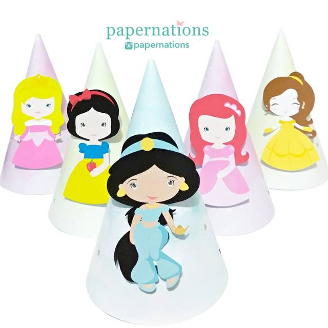 Jual Party Hat Disney Princess / Topi Ultah Disney Princess / Birthday ...