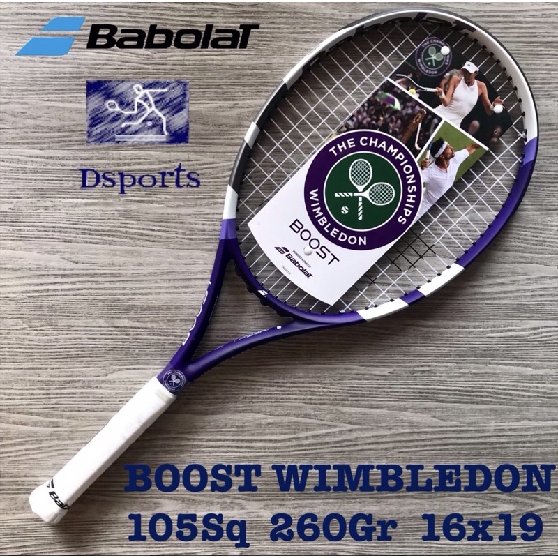 Jual Babolat Boost Wimbledon Edition 260 gr 2021 ( Racket Tennis Tenis ...