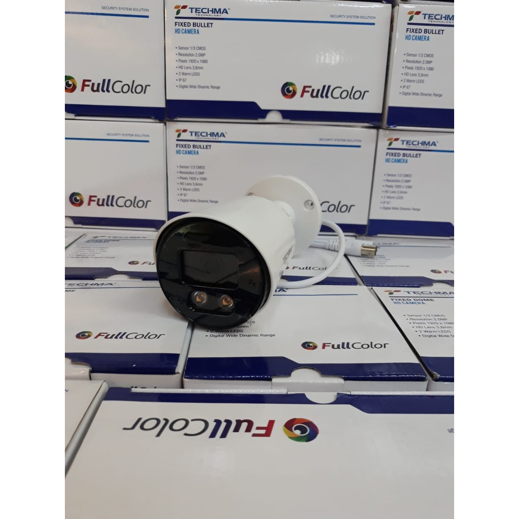 Jual CAMERA CCTV OUTDOR COLORVU 2MP WARNA 24JAM TECHMA | Shopee Indonesia
