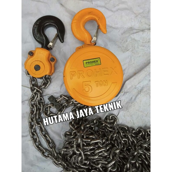 Jual Prohex || Chain Blok Block Derek Katrol Takel | 5 T Ton 5T 5Ton ...