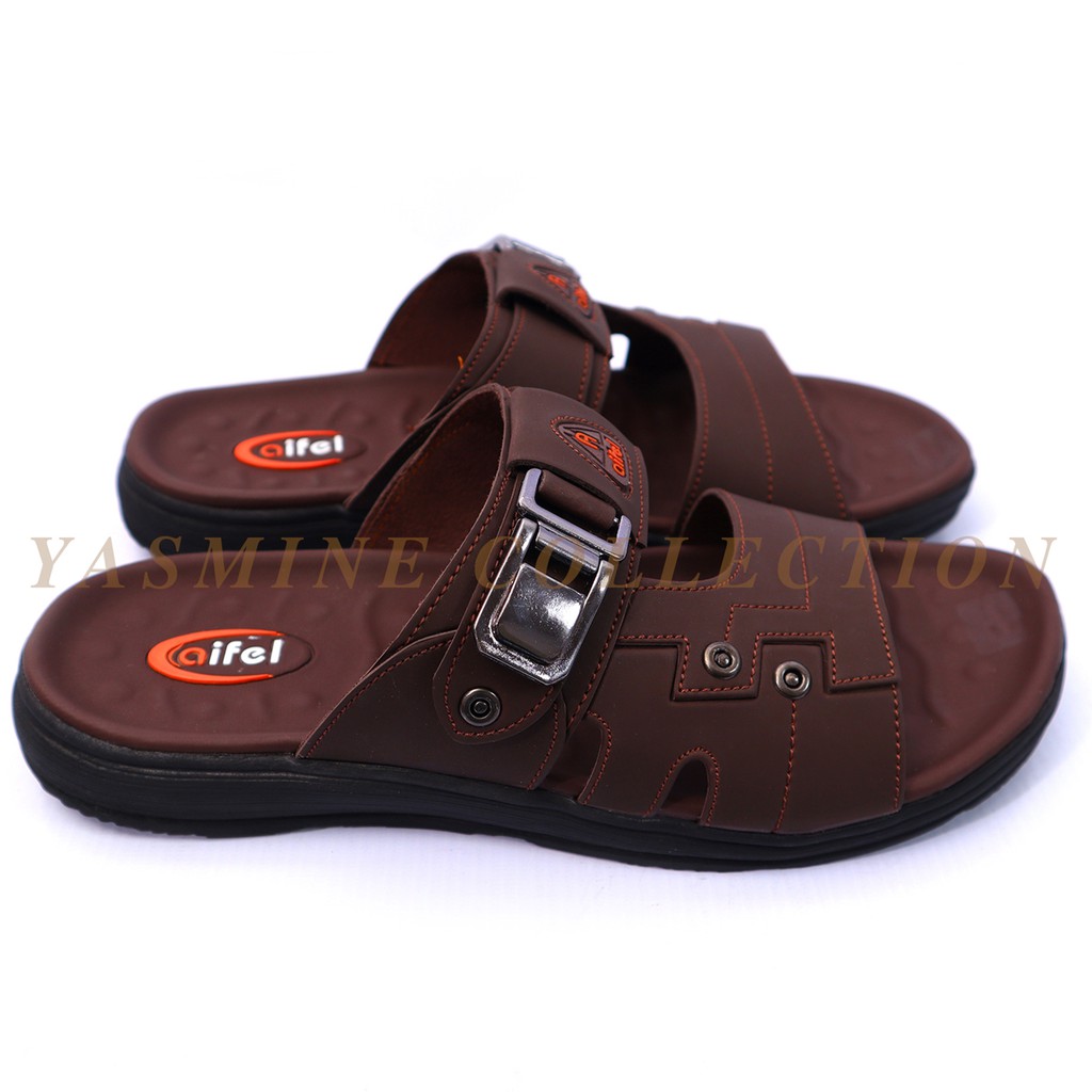 Jual Sandal Pria Impor Asli Sendal Selop Anak Muda Kasual Terbaik 2024 ...