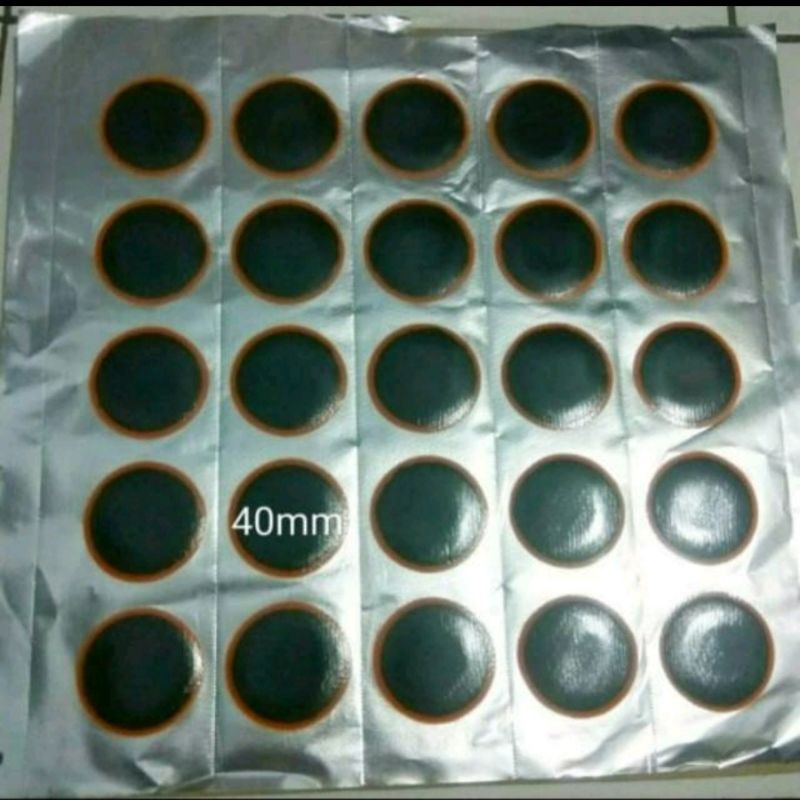 Jual Maruni Tip top Tube patch M2 40mm isi 25biji - 1 lembar | Shopee ...