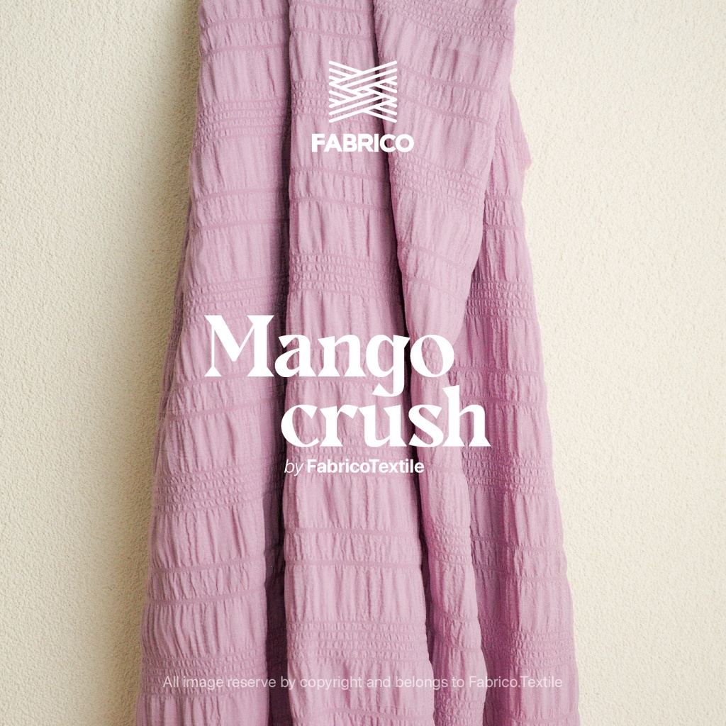Jual KAIN MANGO CRUSH CRINKLE STRETCH FABRICO GRADE A | Shopee Indonesia