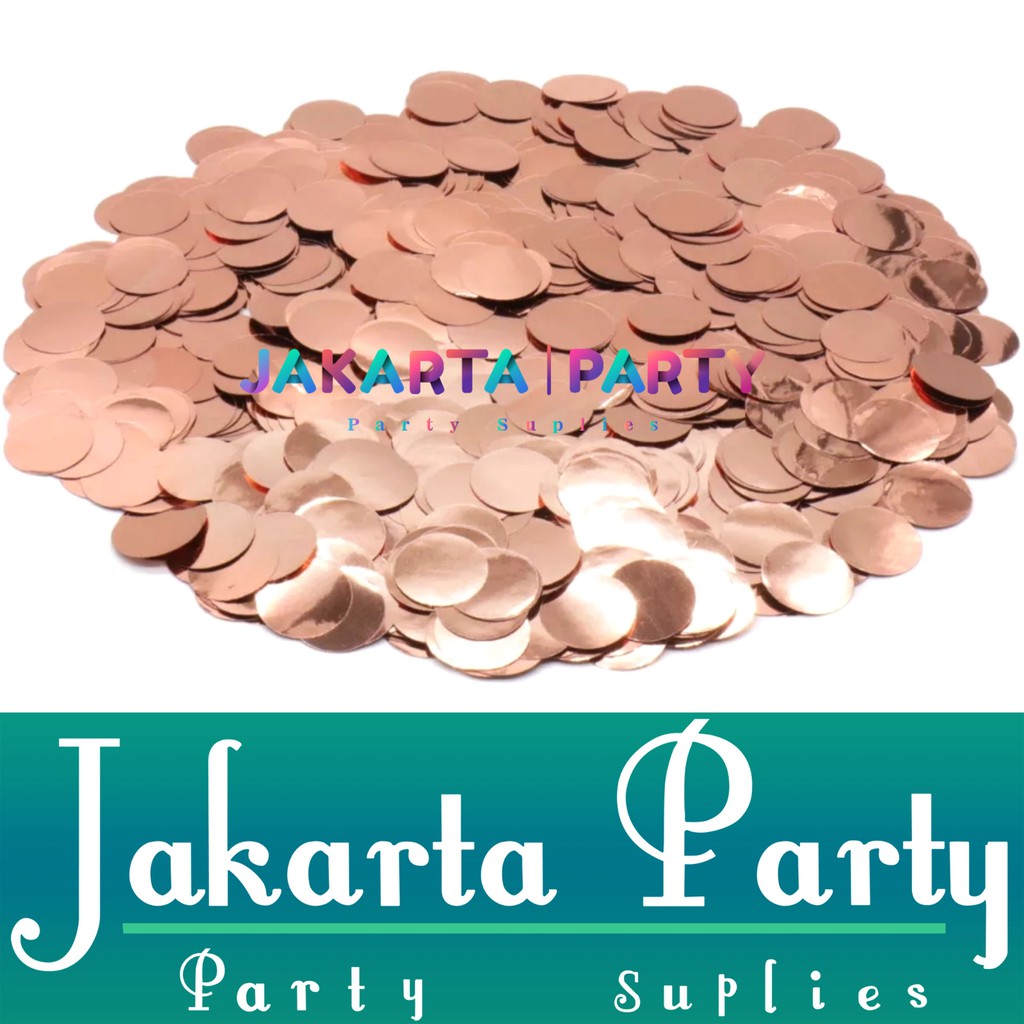 Jual Confetti Rose Gold / Confetti Isi Balon / Bulat Bubble / Isi ...